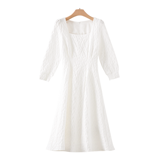 Chihiro 2024 Autumn New French Fang Fang Ling Xiu Skirt White Ladies A ...