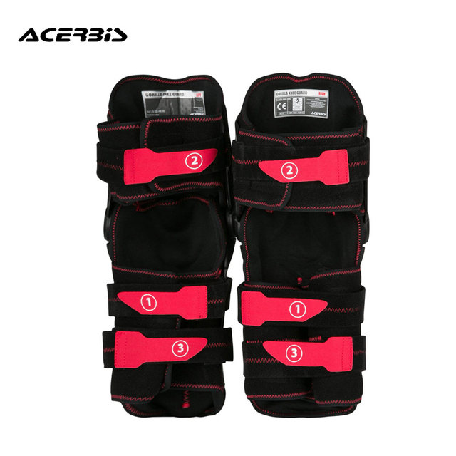 acerbis Axibis off-road motorcycle riding knee pad mechanical leg metal ...
