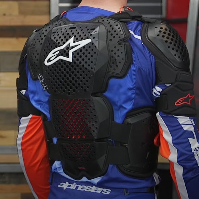 a-star ALPINESTARS motorcycle off-road armor motorcycle riding forest ...