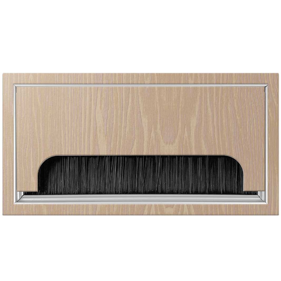 Aluminum Alloy Desk Thread Hole Cover - Office & Computer Desk Decor