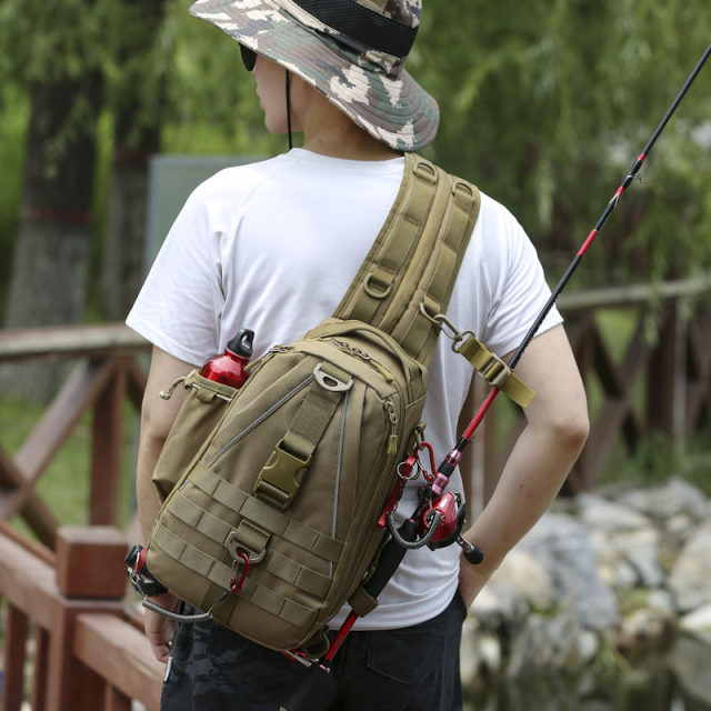 Guardian single-shoulder lure bag Messenger multi-functional waist bag ...