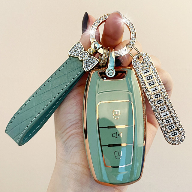 Great Wall Haval h2 key case 3 key women's old red and blue label Harvard Coolpad H6COUPE car ...