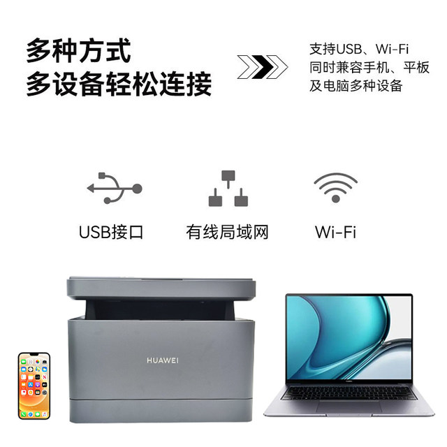 [SF Express] Huawei black and white laser printer PixLabX1/B5 automatic ...