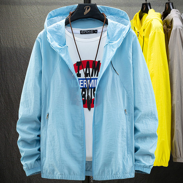 Sunscreen clothing men's summer thin fishing men's men's sunscreen ...