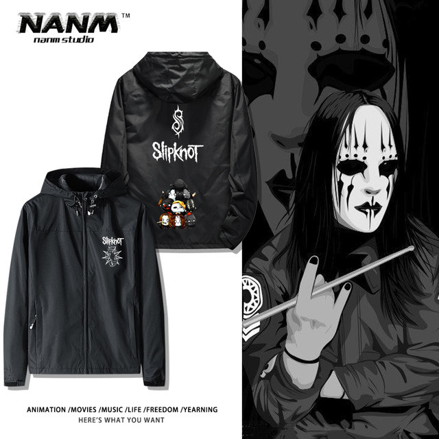 slipknot band hooded jacket men's autumn and winter rock heavy metal ...