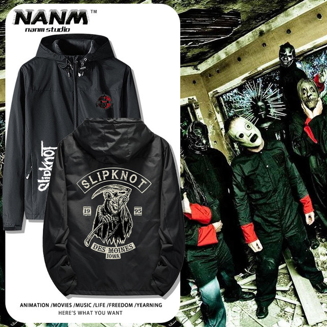 slipknot band hooded jacket men's autumn and winter rock heavy metal ...
