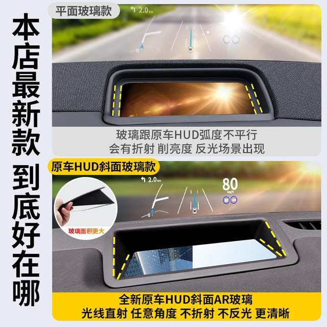 Suitable for Weilai ES6EC6ES7EC7ES8 Ledao L60 head-up display protective cover HUD car