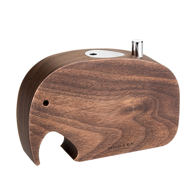 MODERN Light Luxury Walnut Solid Wood Elephant Toothpick Box Simple ...