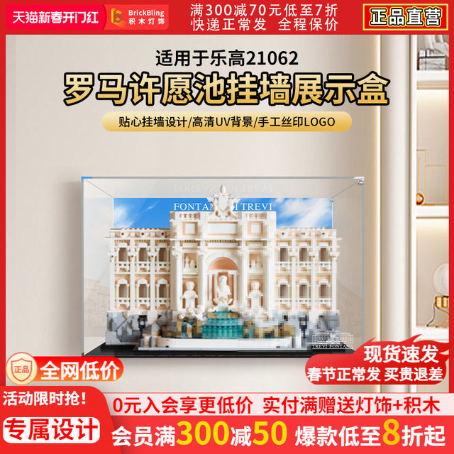 Applicable to Lego 21062 Roman Wishing Pool Display Box 21020 Display ...