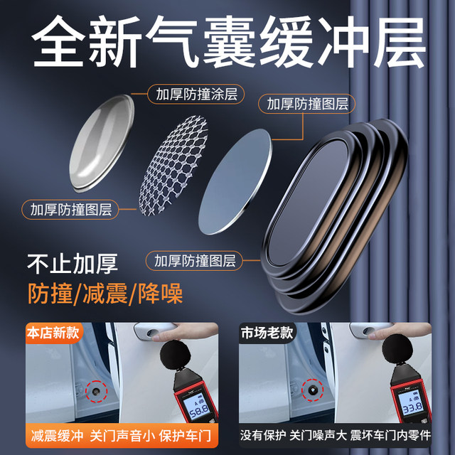 Door shock-absorbing cushion pad, car decoration supplies, anti ...