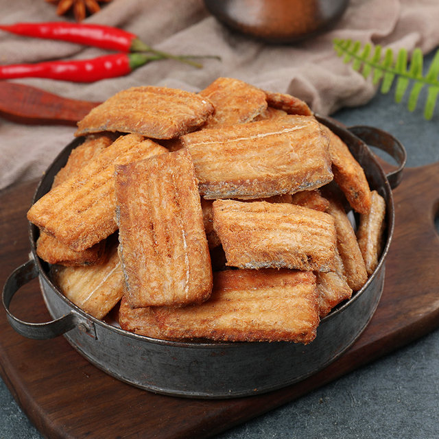 Crisp to fish bone crispy hairtail flagship store ready-to-eat snacks ...