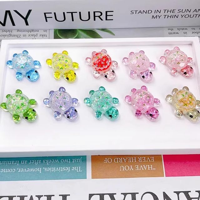 Sanrio Crystal Luminous Turtle Pair Pair Touch Full Chan Red Same Style ...