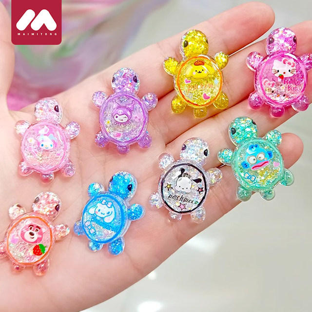 Sanrio Crystal Luminous Turtle Pair Pair Touch Full Chan Red Same Style ...