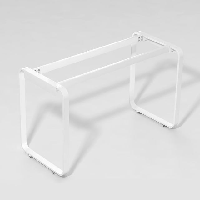 Wrought iron table leg bracket bar table frame tile rock plate dining ...