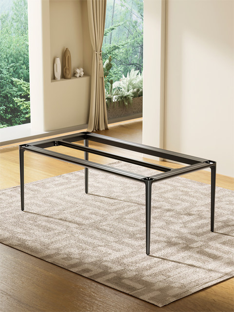 Solid aluminum alloy desk legs rock plate table leg support marble base ...