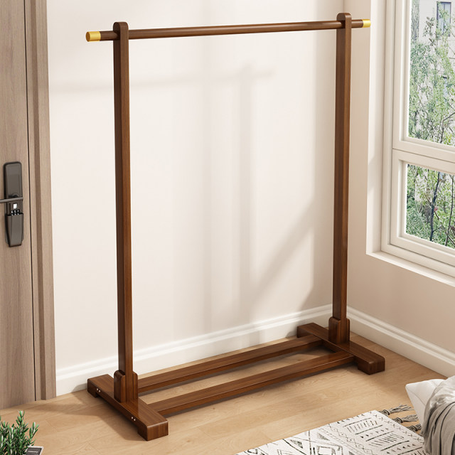 Clothes rack floor-standing bedroom simple clothes rack household ...
