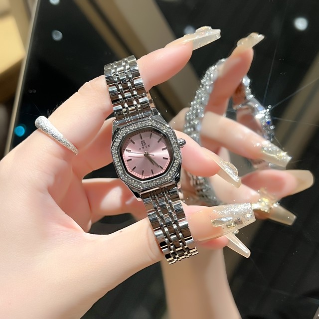 Watch Women's Simple Fashion Light Luxury Time High -end Sensing Steel ...