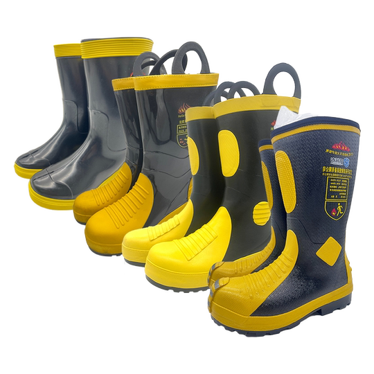 Sahu Fire Fighting Boots - Certified Flame Retardant Protective Boots