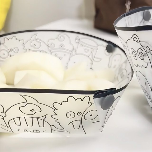 Folding bowl portable travel outdoor ultra-light folding tableware ...