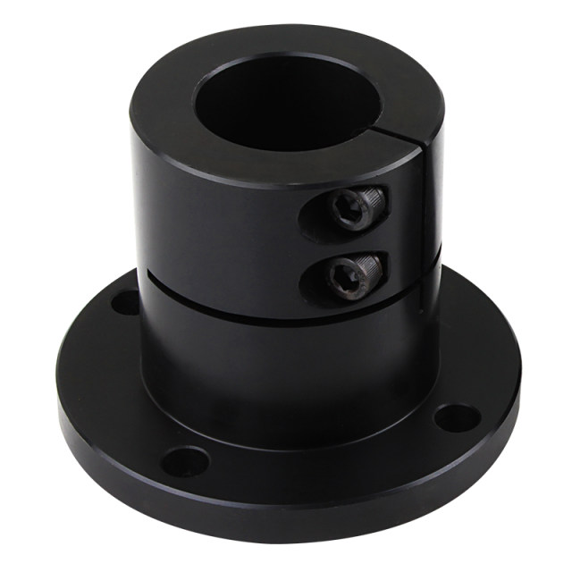 Steel blackened extended guide shaft support flange opening optical ...