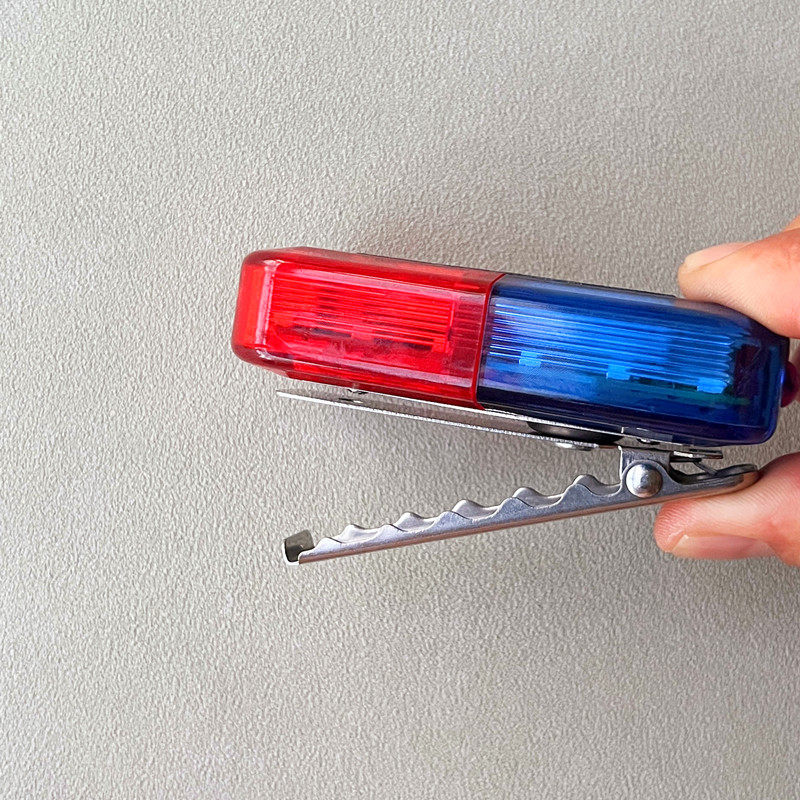 LED Shoulder Flash Light - Red & Blue Safety Signal - Waterproof IPX7