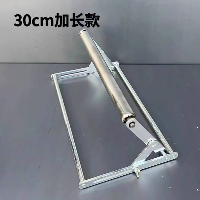 Thickened cutting machine support rack long material auxiliary support ...