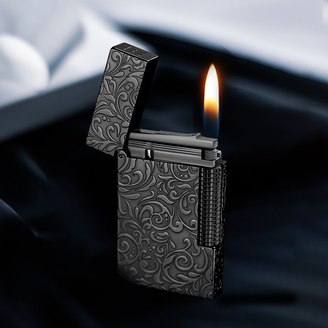 Dachuan GBI Loud Inflatable Lighter Men's Personalized Side Sliding Brass Lighter Sends High-end ...