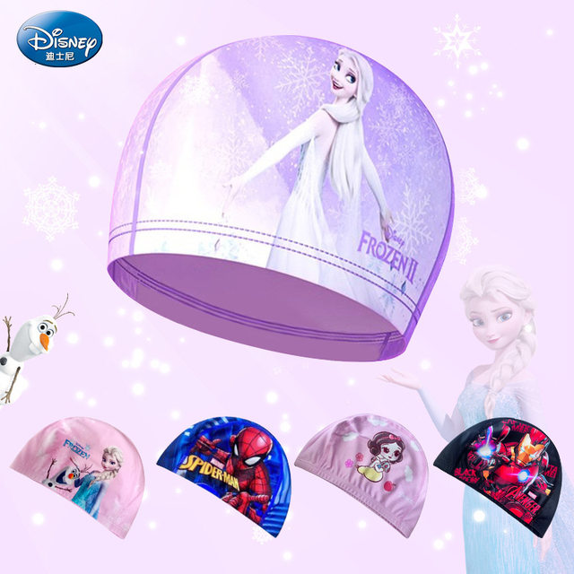Frozen swimming cap girls big boys cloth hat children's headless ...