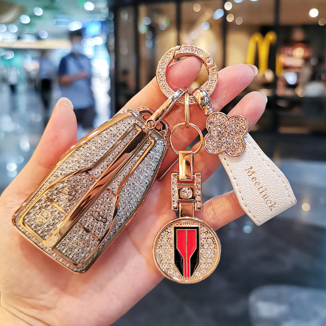 Suitable for Hongqi HS5 key cover H5 car H9 buckle HS7 shell H7 special 2024 model 2023 high-end ...