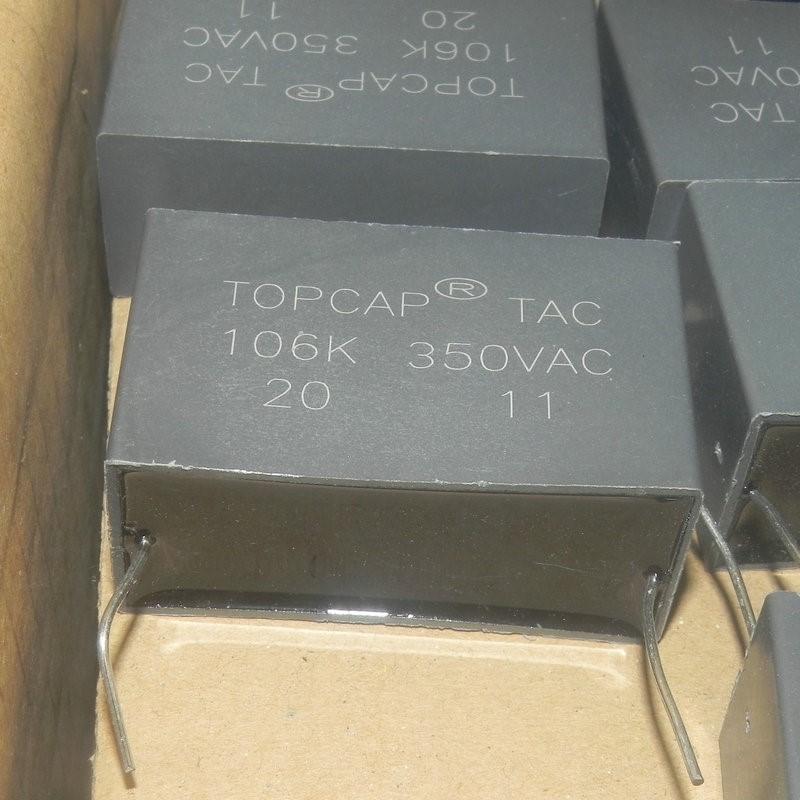TOPCAP 350VAC 350V 10UF 1000V 106K 逆变器 启动交流薄膜电容器-淘宝网