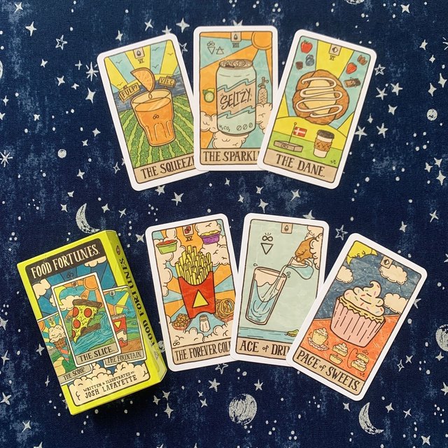 Tarot card Taluo card taluopai card food lucky FortunesCardDecktarot