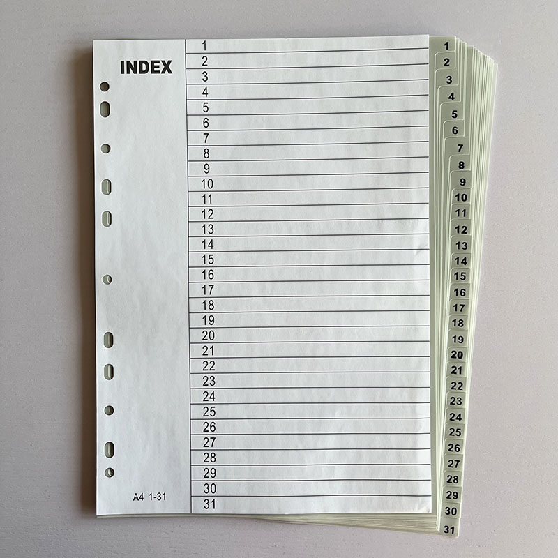 31 points monochrome folder directory isolation paper spacer | Ruacxe ...