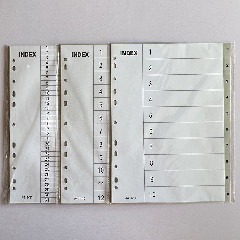 31 points monochrome folder directory isolation paper spacer | Ruacxe ...