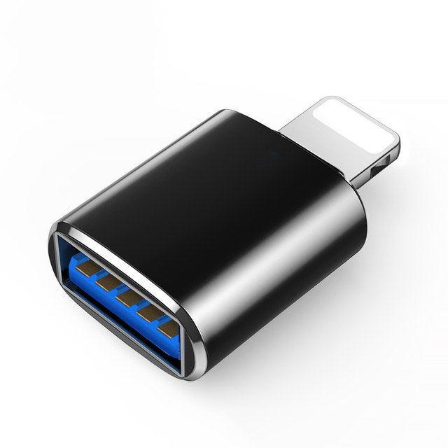 Mobile phone otg adapter suitable for apple lightning connection usb ...