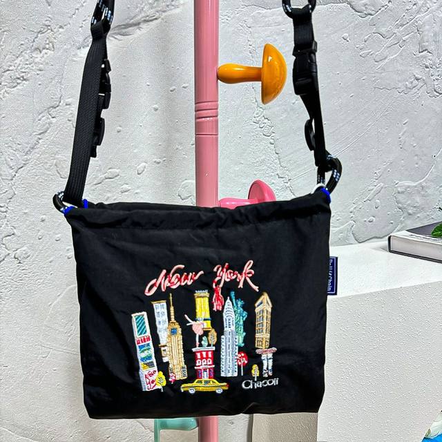 April new 100% nylon high-quality ball chain zipper small square bag ...