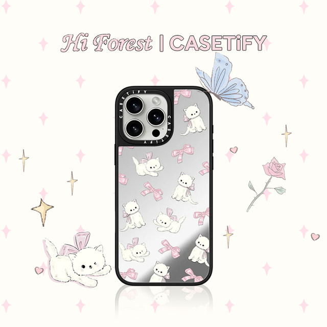 CASETiFY Forest Morning Post series bow kitten is suitable for ...