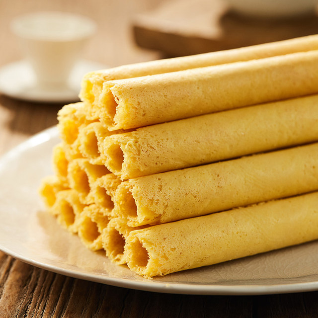 Master Kong egg pastry roll sesame egg roll crispy whole egg liquid ...