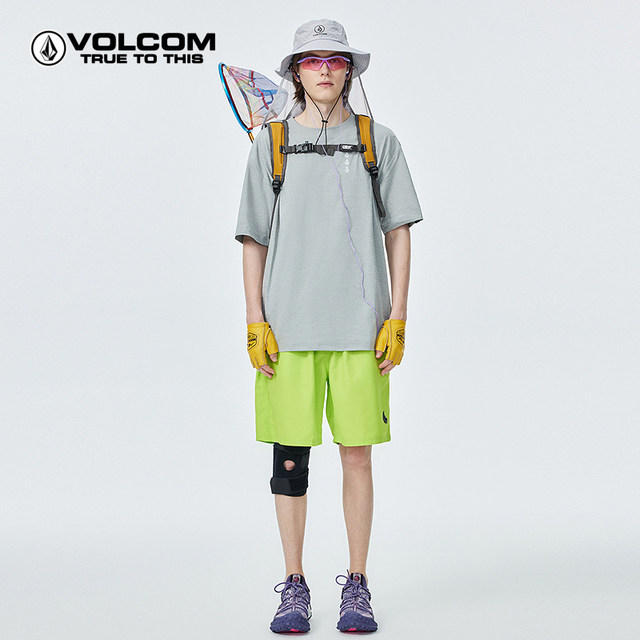 VOLCOM Diamond Outdoor Brand Sunscreen Antibacterial Quick-Drying T ...
