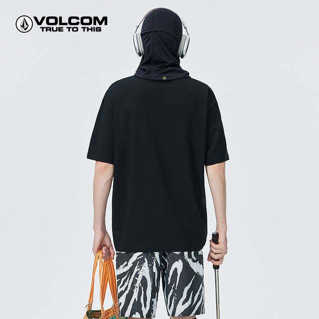 VOLCOM diamond outdoor brand simple cotton sports T-shirt 2024 new ...