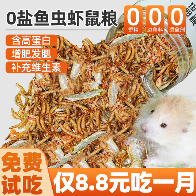 Hamster Grain Frozen Noodle Bread Worm Dry Honey Bag