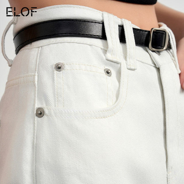 ELOF casual straight pants for women 2024 new spring and summer drapey ...