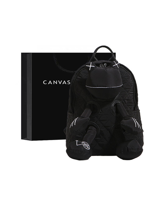 Canvas/Ketch backpack women's bag 2025 new cartoon monster backpack ...