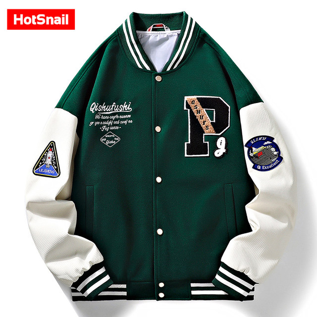 hotsnail baseball uniform men's autumn new loose American style high ...