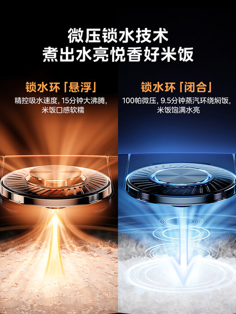 Midea IH rice cooker household 4L large capacity multi-functional fast ...