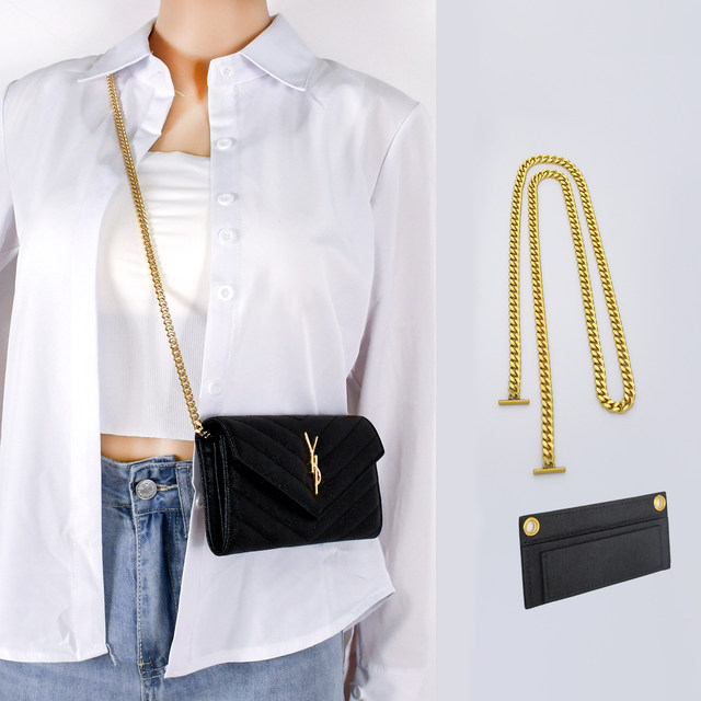 Suitable for Saint Laurent wallet modification chain shoulder strap ysl ...
