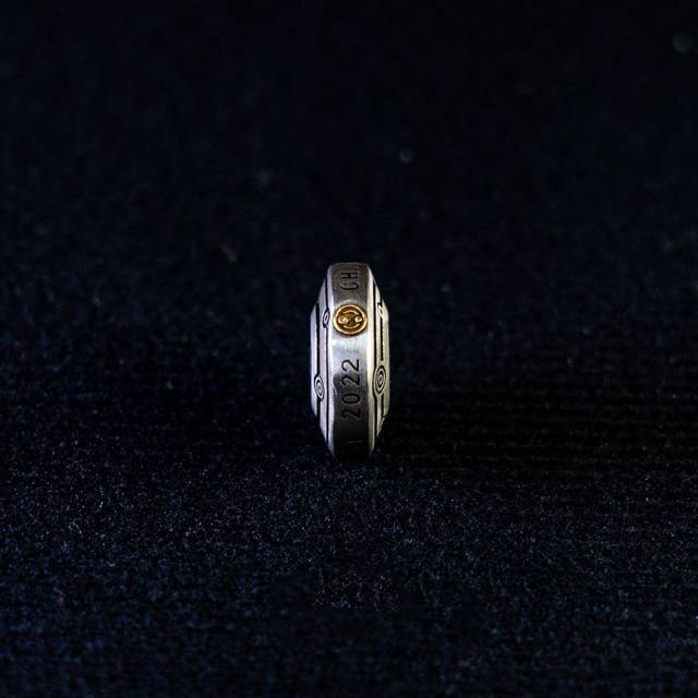 s925 silver inlaid with cursed dots, copper nails, flying saucer ...