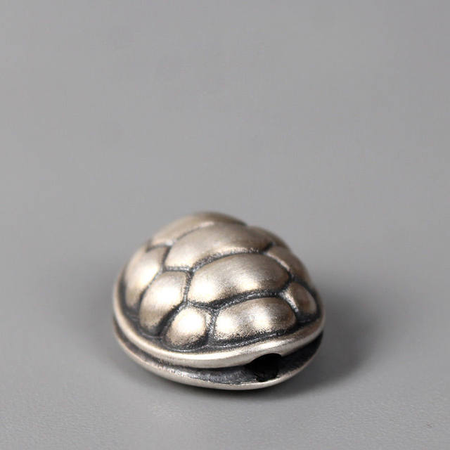 Original pure handmade 925 sterling silver rich one side turtle shell ...