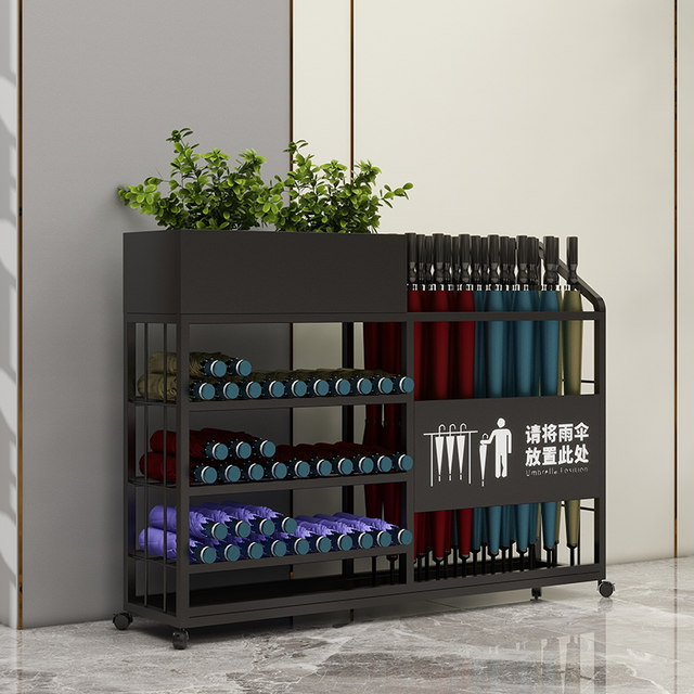 Large capacity umbrella rack storage rack entrance door umbrella rack ...