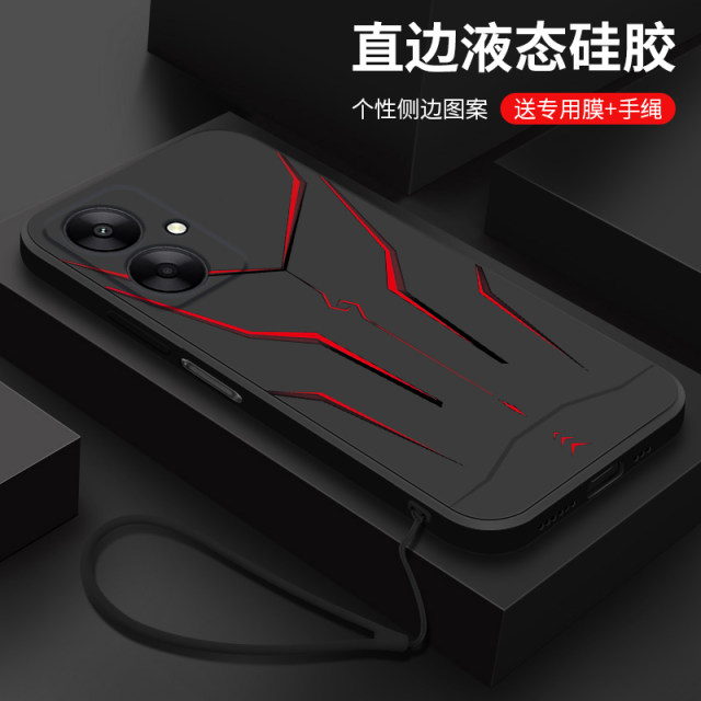 Applicable to Redmi 13C mobile phone case new creative mech personality ...
