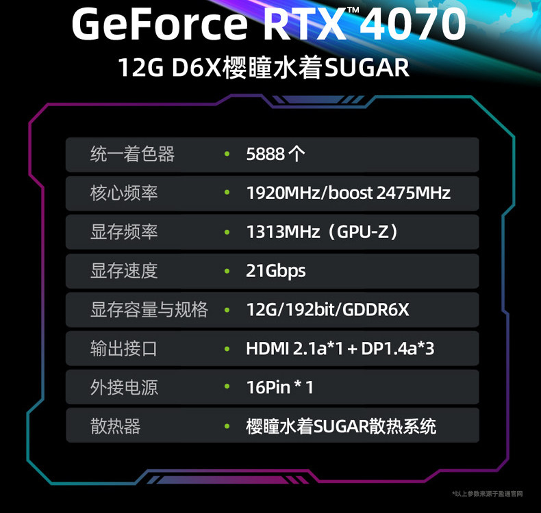 Yeston RTX 4070 Ti Sakura Edition Graphics Card - 12GB GDDR6X